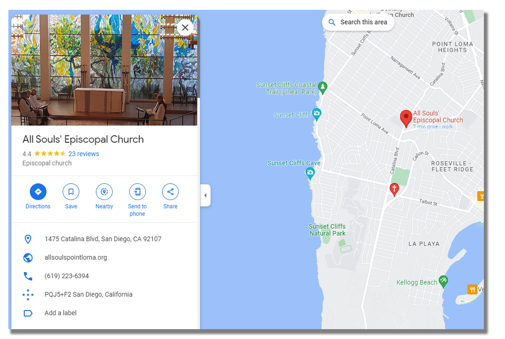 EDSD Google My Business For Church